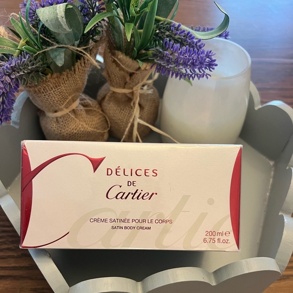 Cartier | Other | Cartier Delices De Cartier Satin Body Cream Never ...